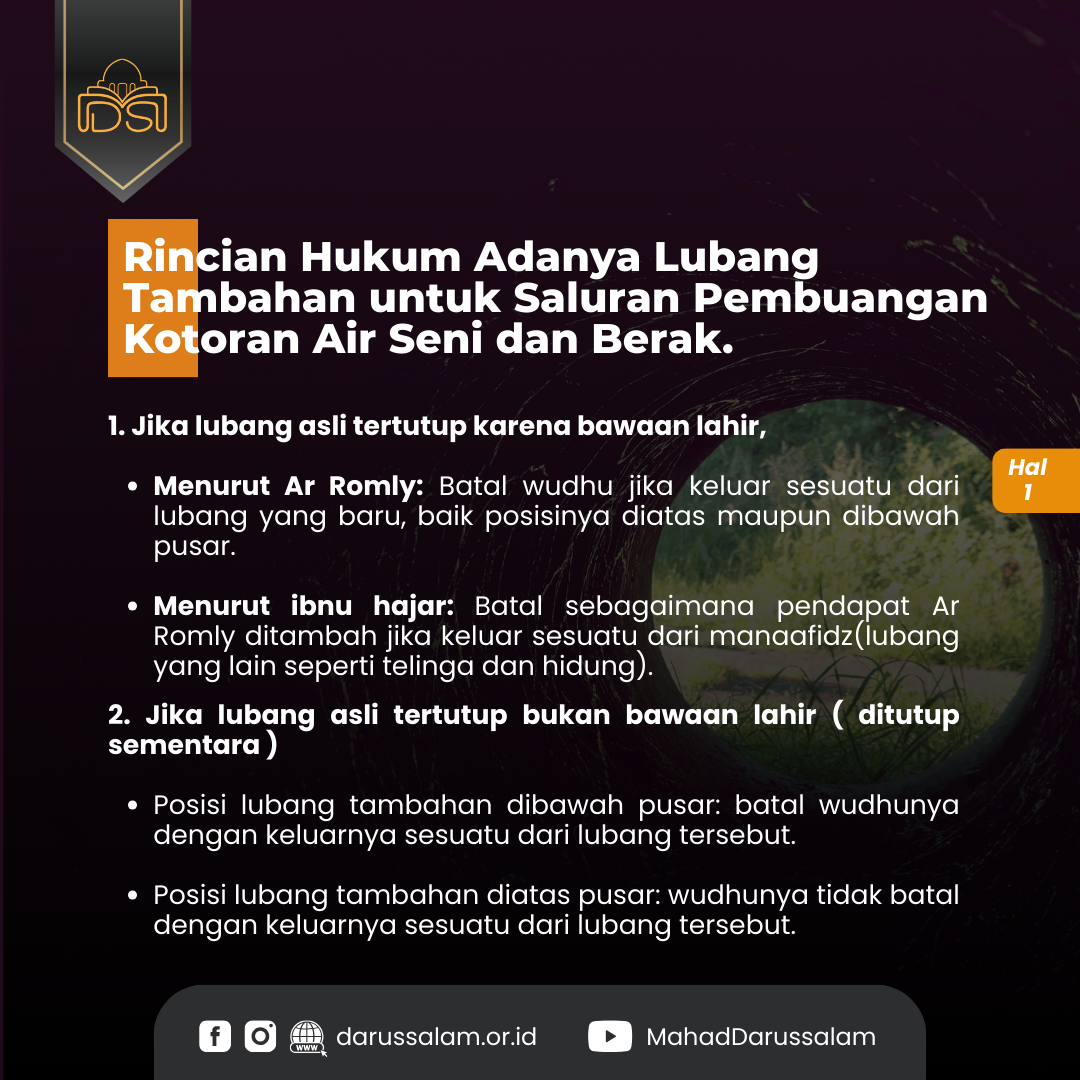 Rincian Hukum Adanya Lubang Tambahan Untuk Saluran Pembuangan Kotoran ...